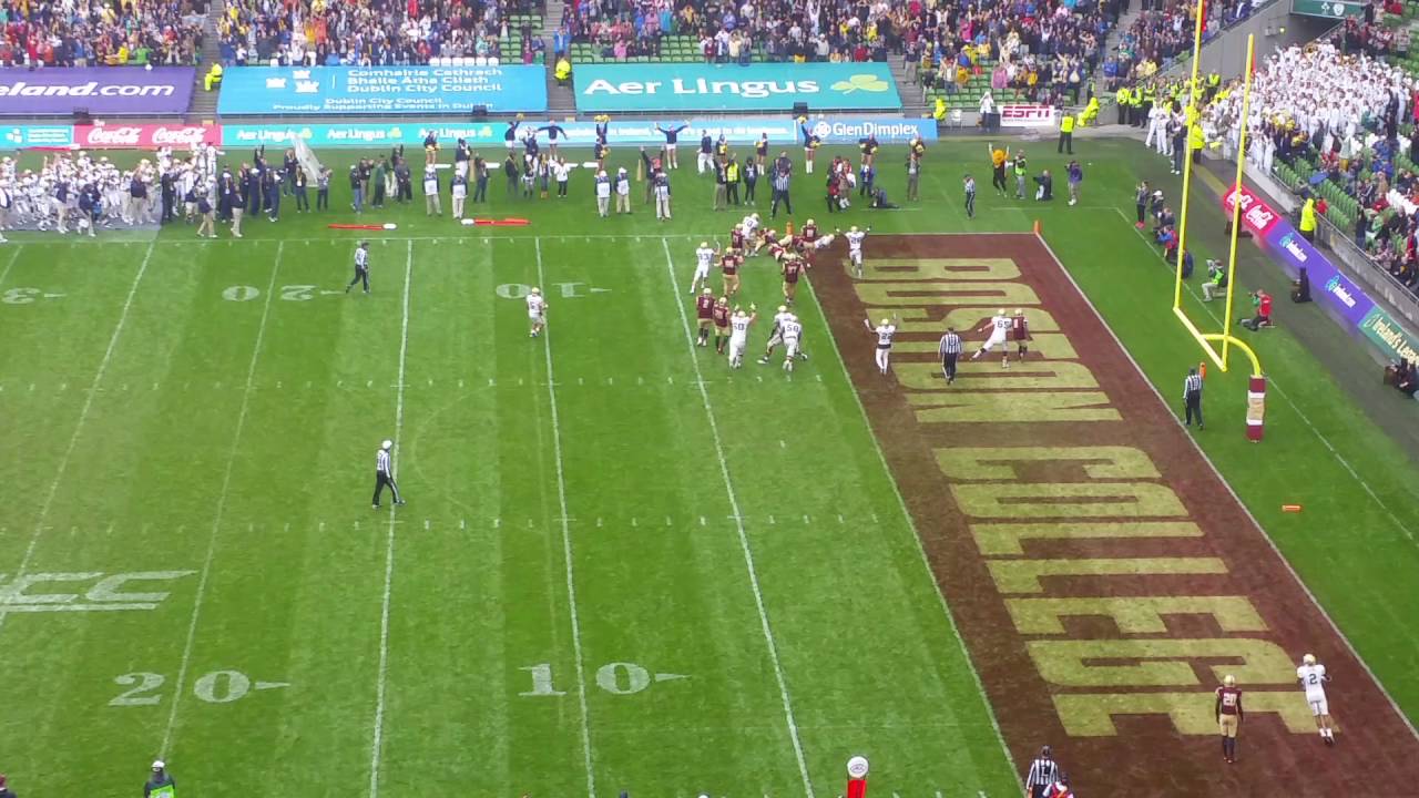 Boston College vs Georgia Tech (Winning Touchdown) - YouTube