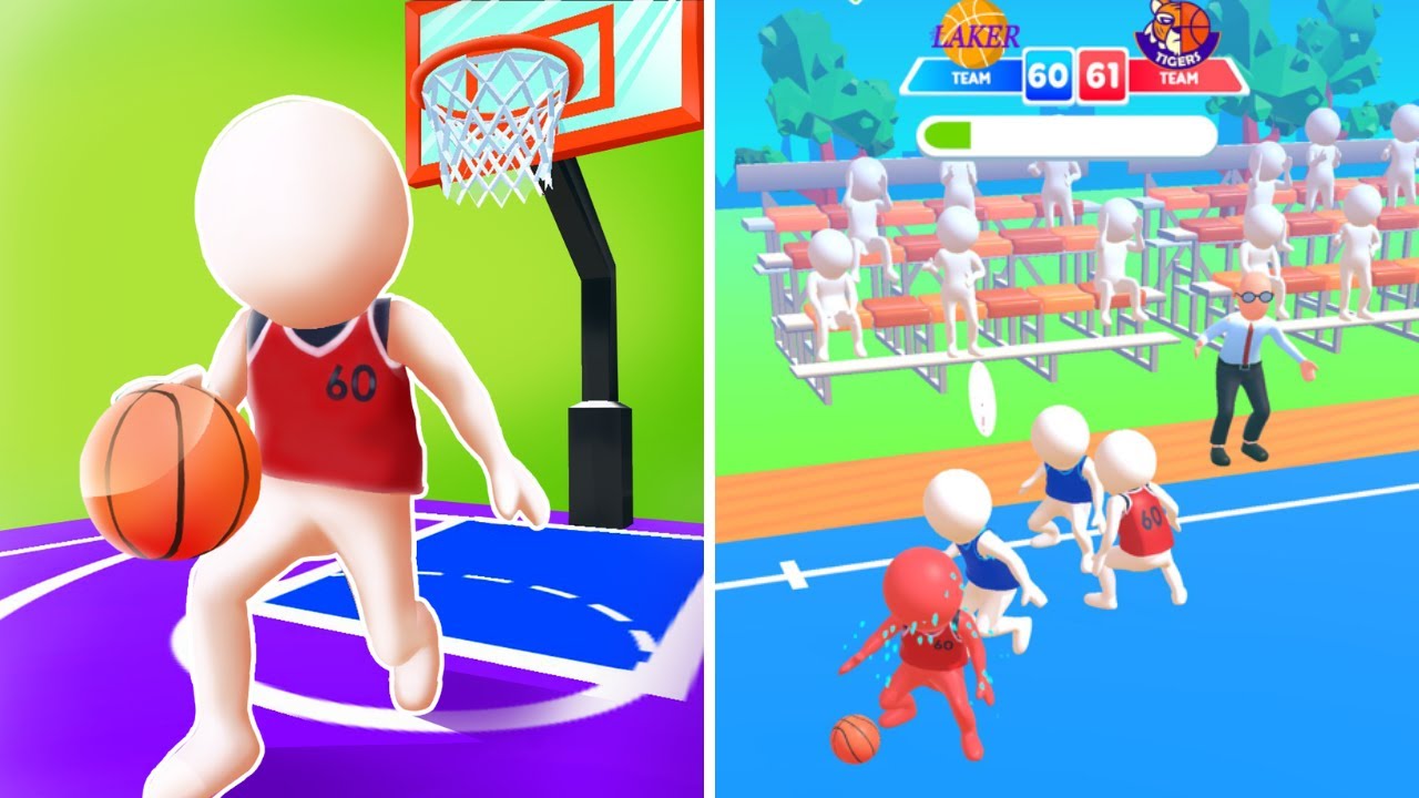 Basketball Court Player 🧺🏀🥅 All Levels Gameplay iOS - Basketball Skills ...