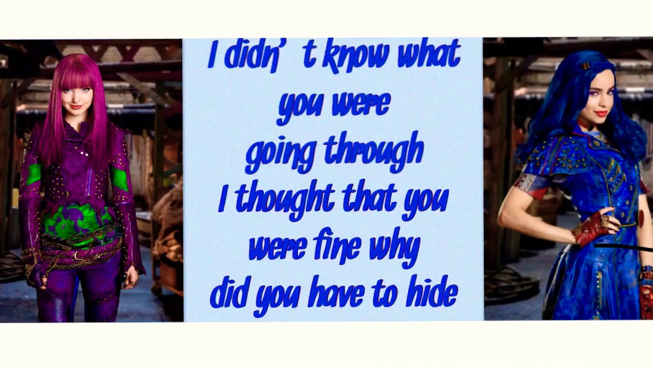 Space Between Colour Coded Lyrics - Dove Cameron & Sofia Carson ...