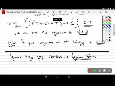 Propositional Logic: Rules of Inference Part 1 of 2 - YouTube