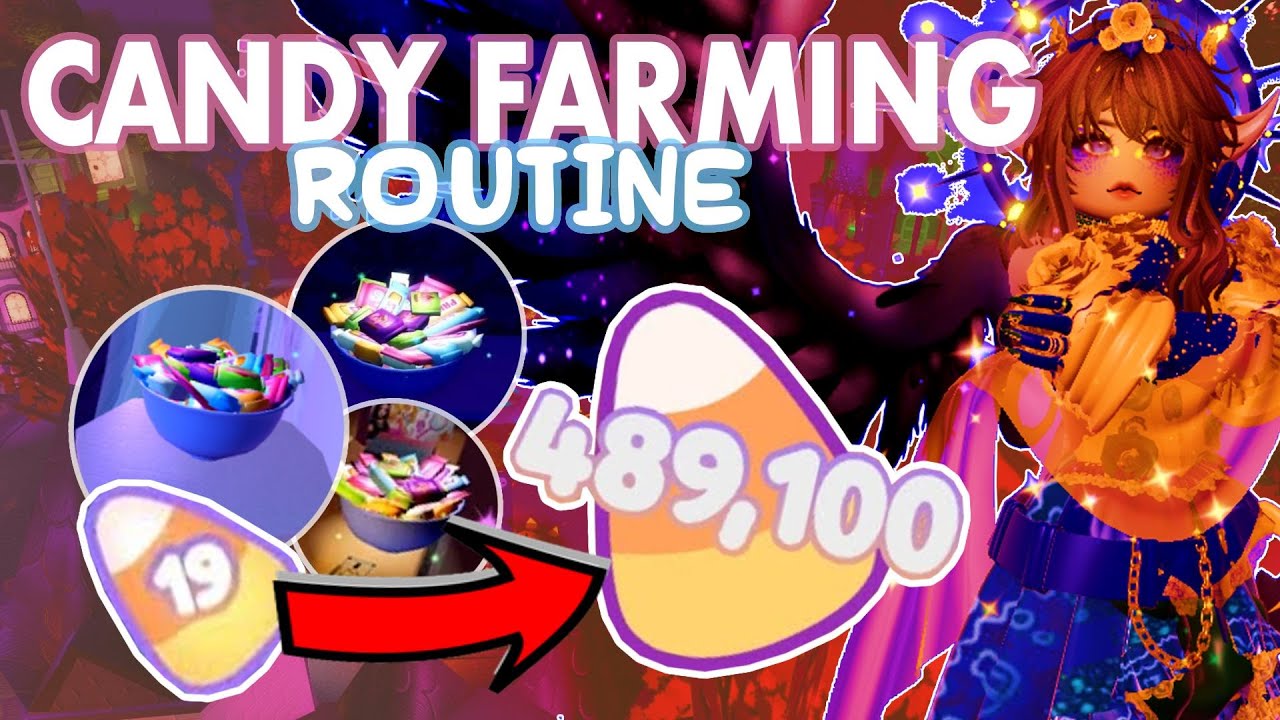 MY CANDY FARMING ROUTINE IN ROYALE HIGH! - YouTube