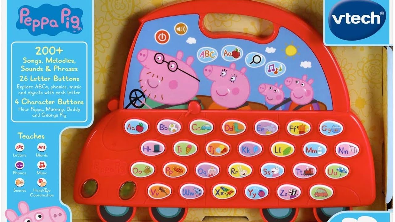 Vtech Peppa Pig Learn and Go Alphabet Car - YouTube