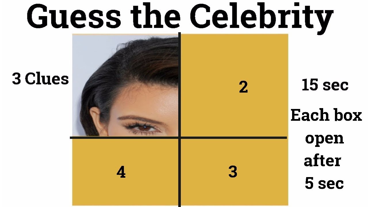 Guess the Person Challenge- Celebrity Picture Puzzle - YouTube