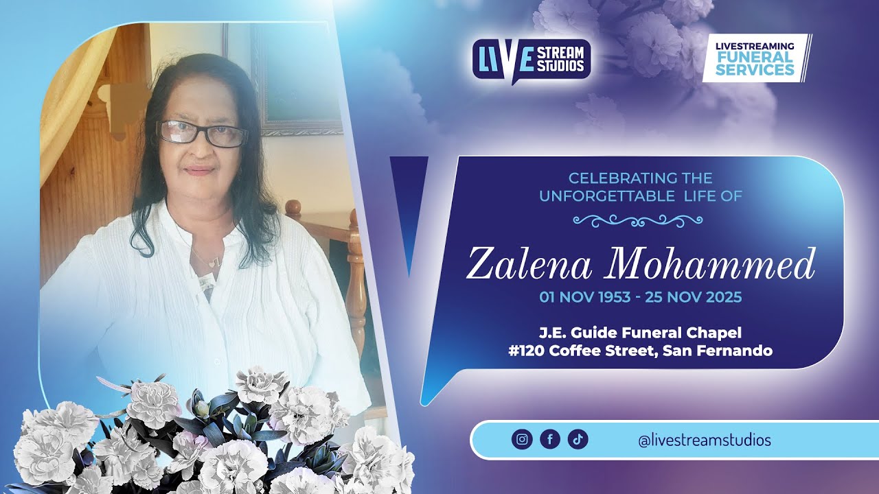 Celebrating the Unforgettable Life of Zalena Mohammed - YouTube