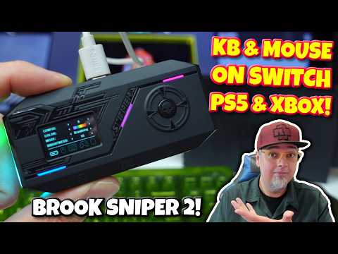 Brook Sniper 2 Review: Mouse & Keyboard Magic on Nintendo Switch 2, PS5 & Xbox Series!