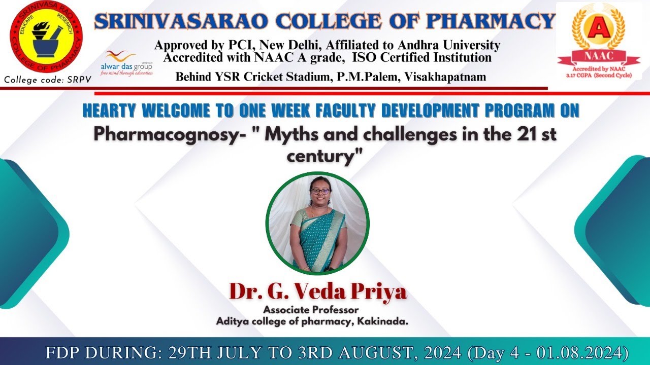 SRCP - 1 Week Faculty Development Program - Day 4 - YouTube