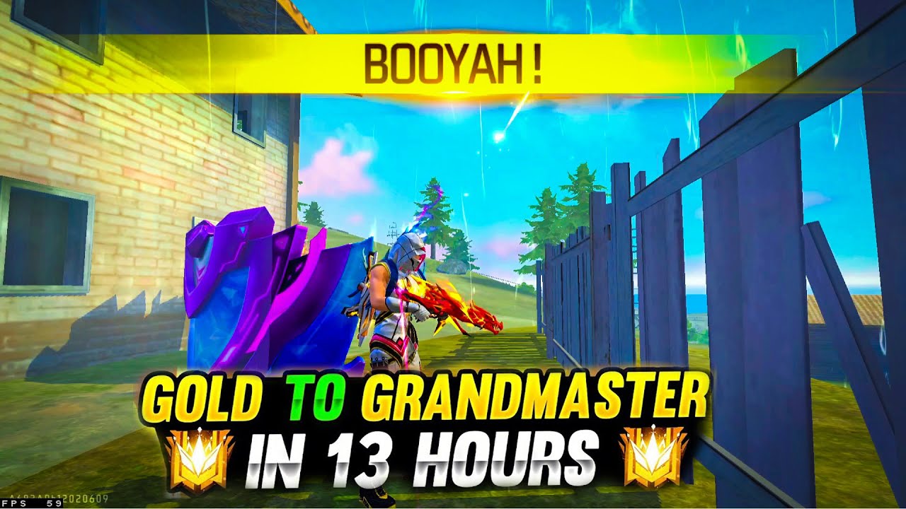 Gold To Grandmaster In Just 13 Hours😱 New Grandmaster Lobby🔥 Garena ...