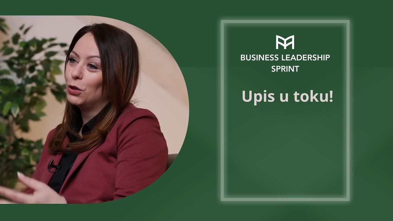 BUSINESS LEADERSHIP SPRINT - UPIS U TOKU - YouTube
