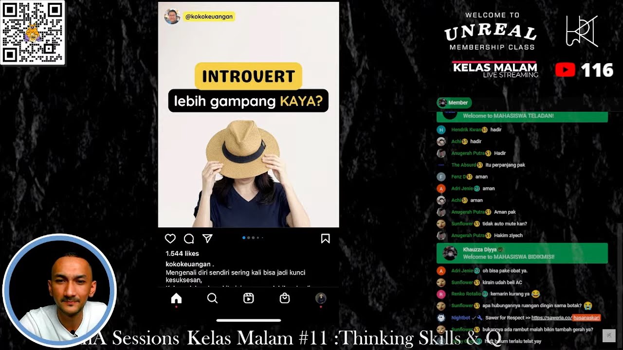 Thinking Skills & QnA Session. | KELAS MALAM 11 - YouTube
