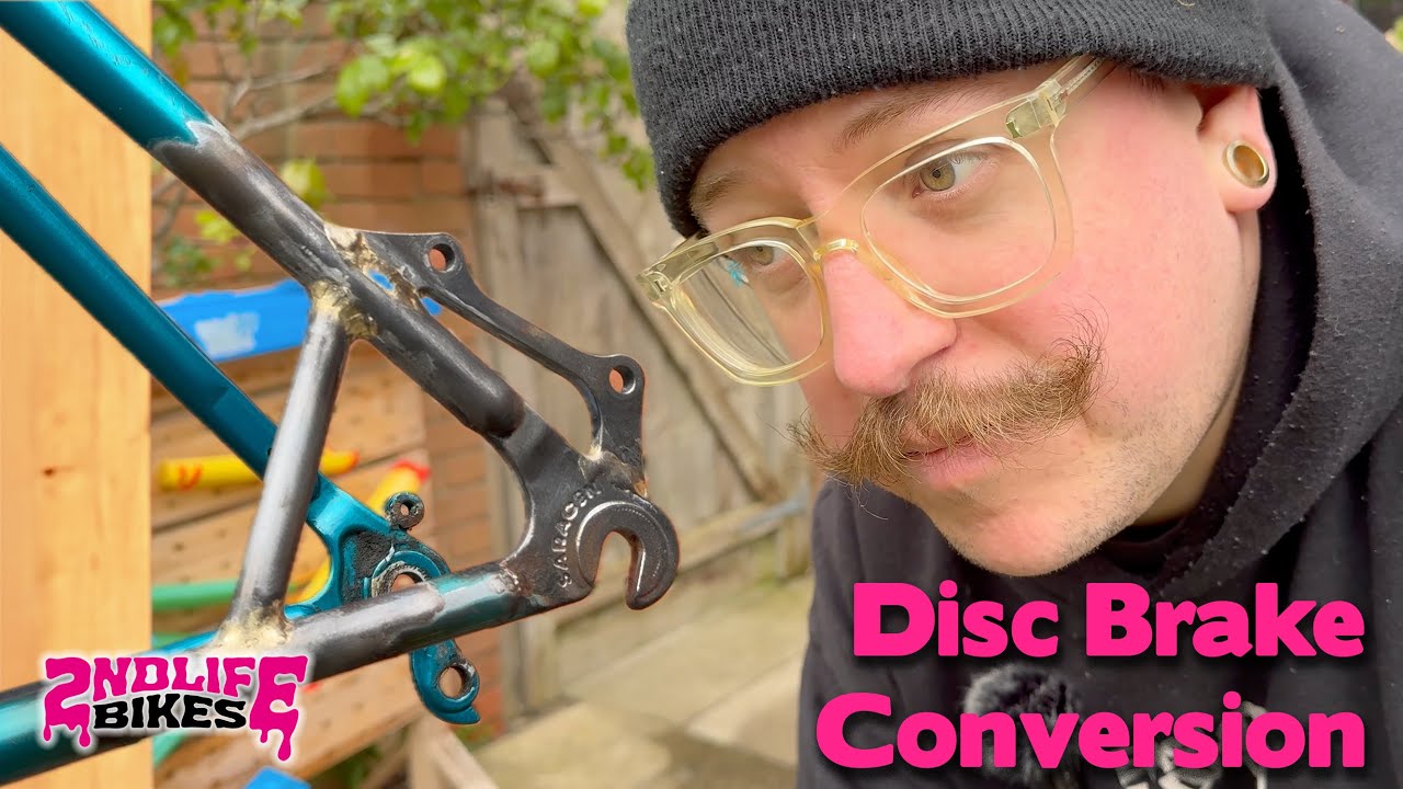 Disc Brakes On a Retro Bike - Building the ultimate retro MTB - YouTube
