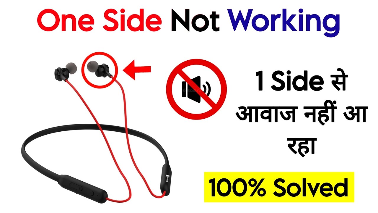 bluetooth one side not working | how to solve bluetooth headphone one ...