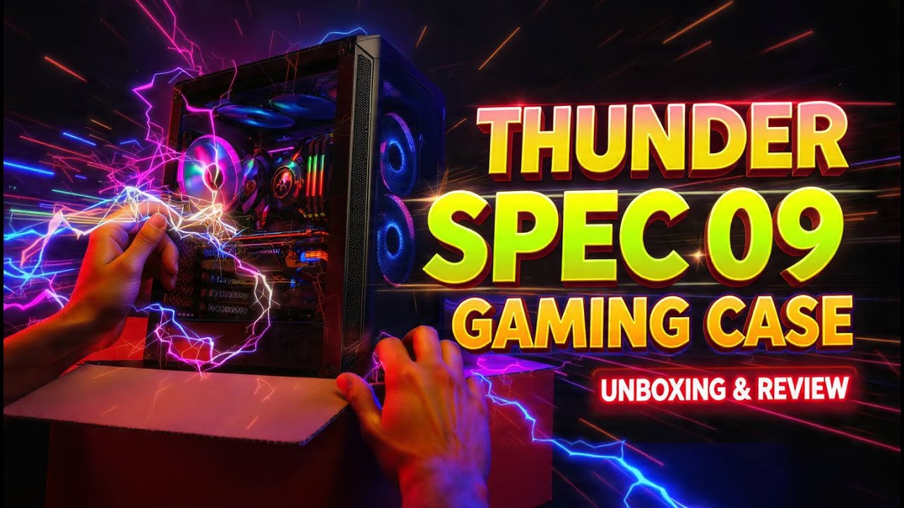Thunder Spec 09 Gaming PC Case Unboxing and Review| SPEC09 | GAMING ...