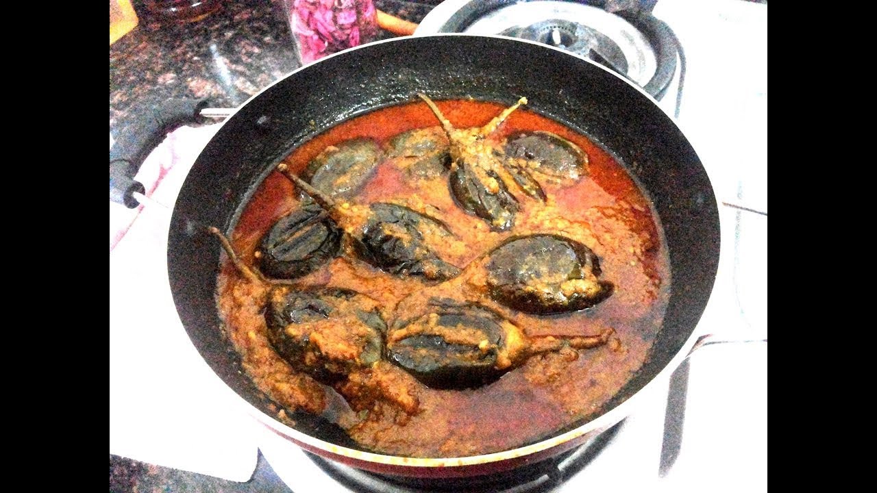 Brinjal Masala Curry Indian Style | Masala Baingan Curry Recipe ...