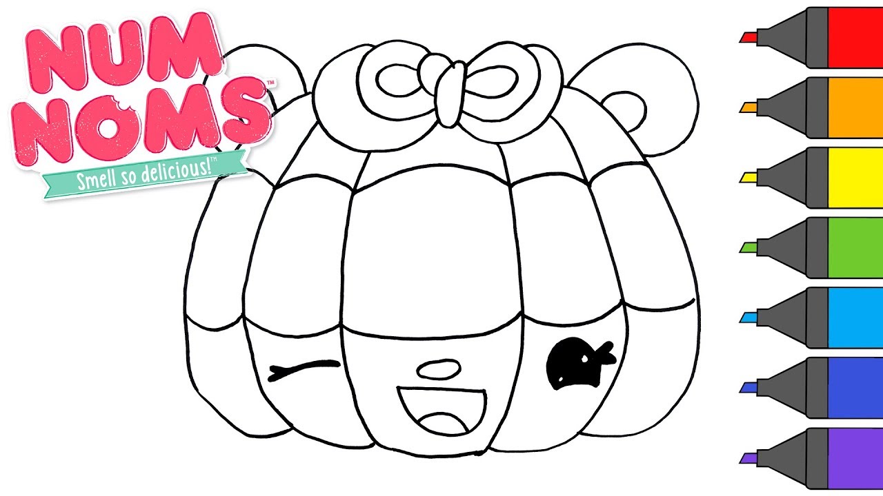 Sparkle Blueberry | How to Draw | Num Noms Coloring Book | ARTSY KIDS ...