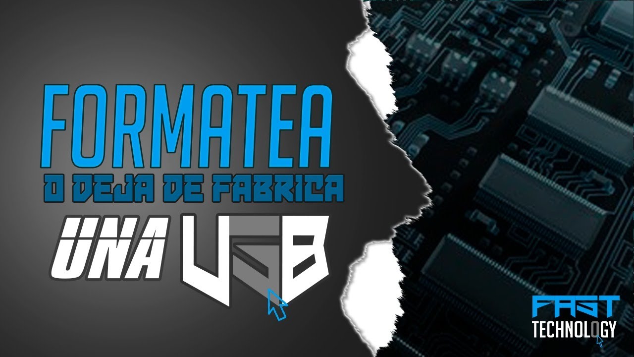 FORMATEAR O RESTAURAR DE FABRICA UNA MEMORIA USB | 2021 - YouTube