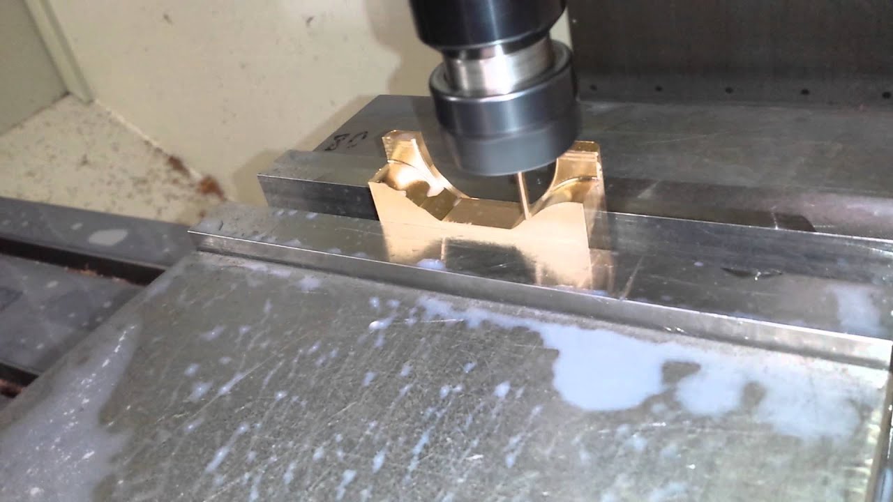 Machining Beryllium Wedge Fronts - YouTube