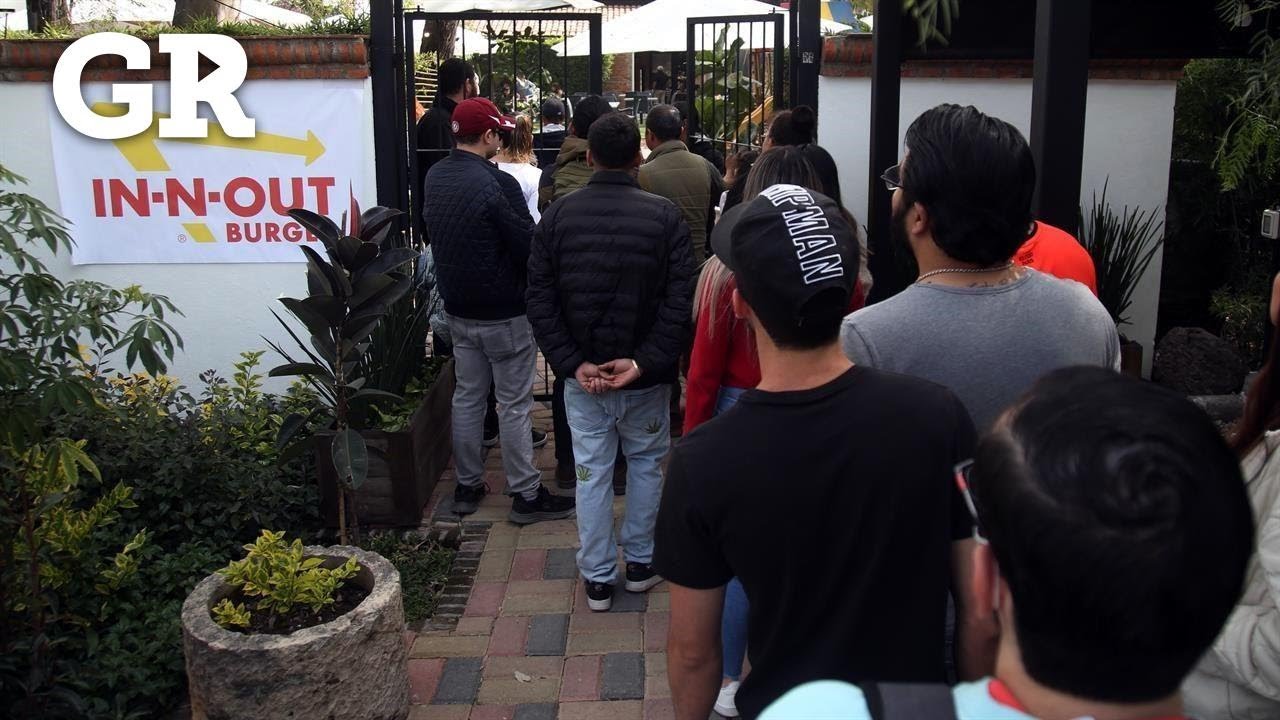 Locura por hamburguesas In-N-Out en GDL - YouTube