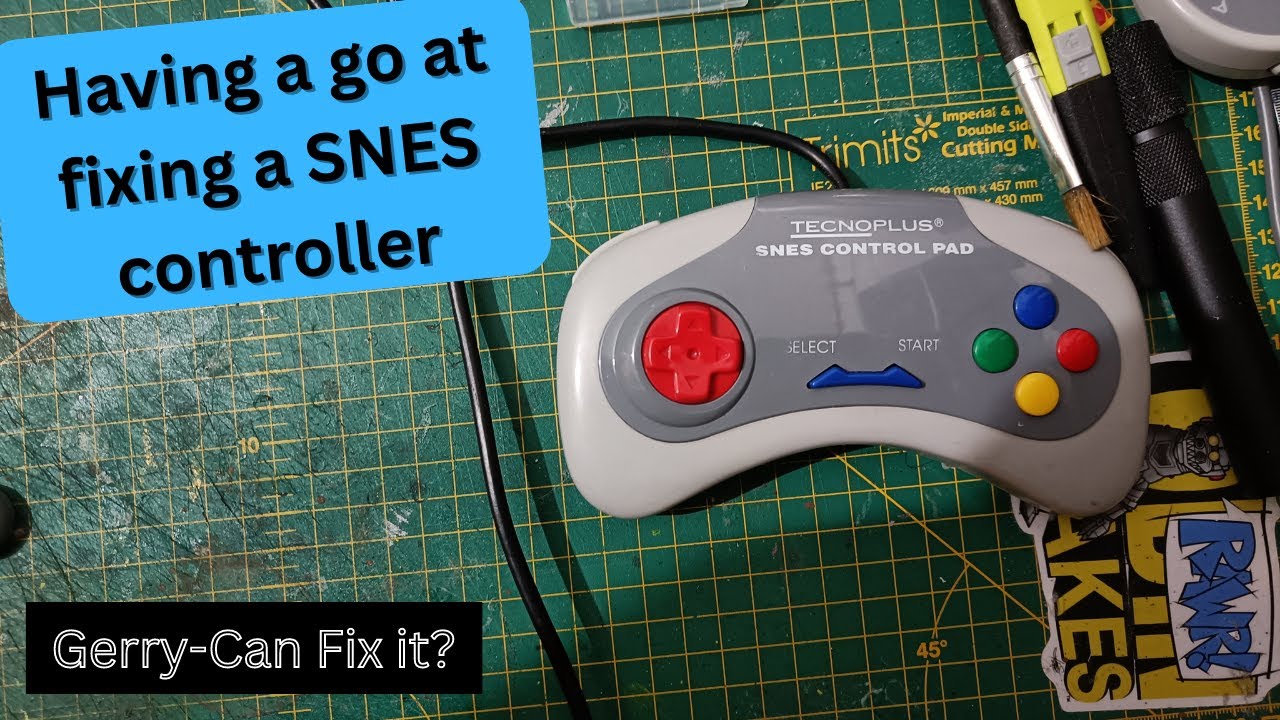 Having a go at fixing a Super Nintendo controller #retro #retrorepairs ...