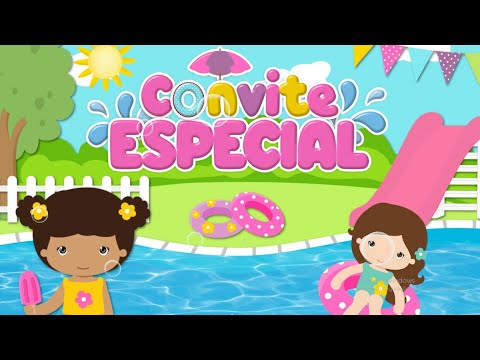 Convite Animado Pool Party Proshow - YouTube