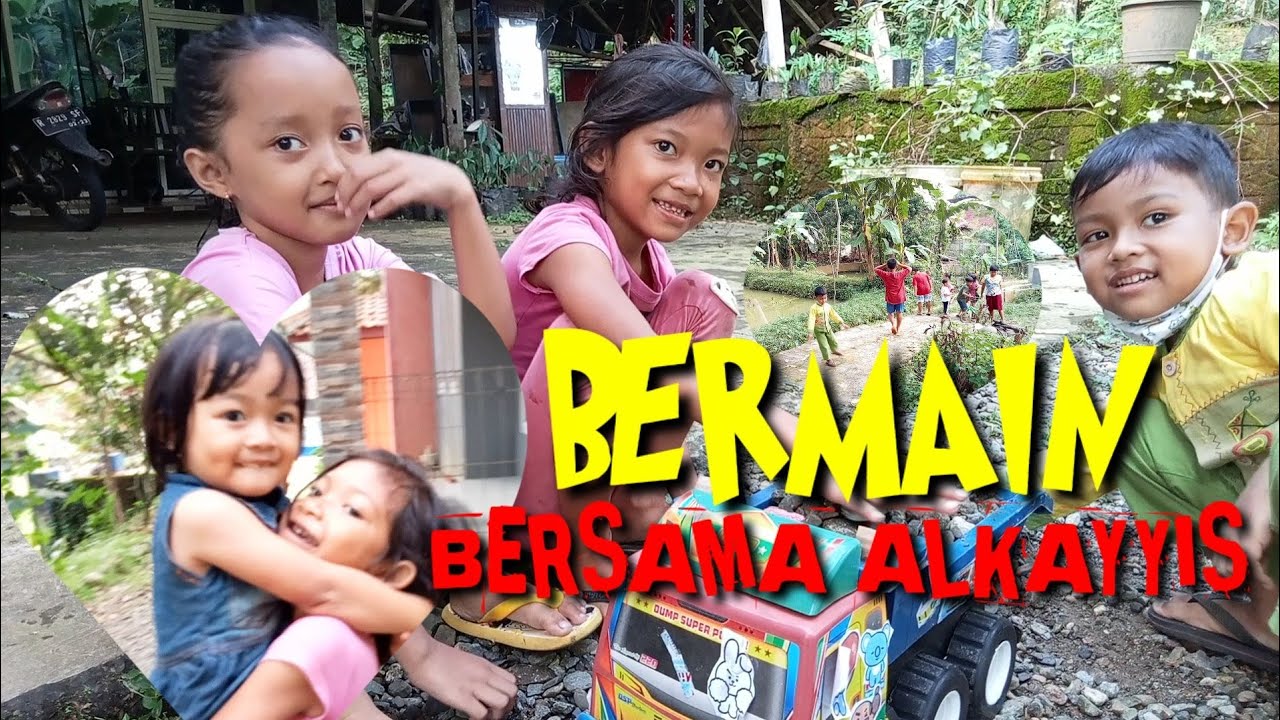 Bermain dam truk bersama teman-temannya - YouTube