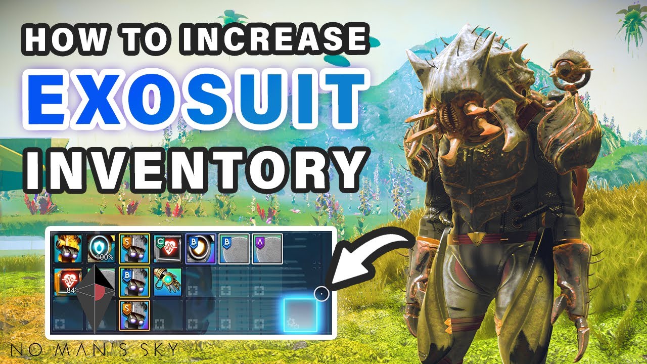 How to get Exosuit Inventory Slots Easily No Man's Sky - YouTube