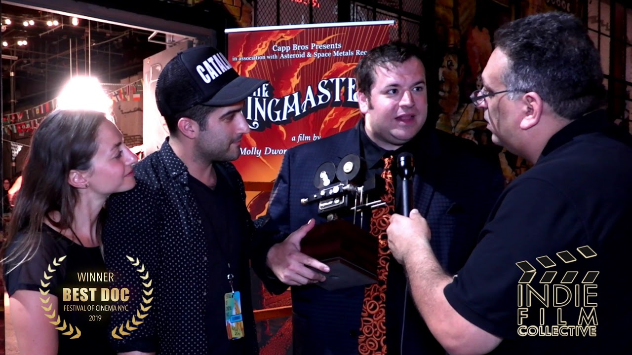 Festival of Cinema NYC at the Awards Party with Zachary Capp, Molly ...