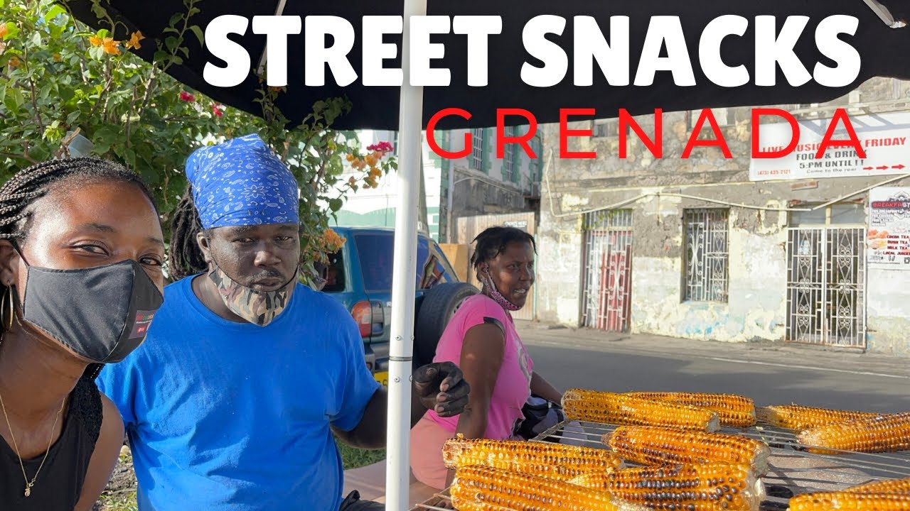 MUST EAT STREET SNACKS IN GRENADA | Exploring Grenada by MOUTH | # ...