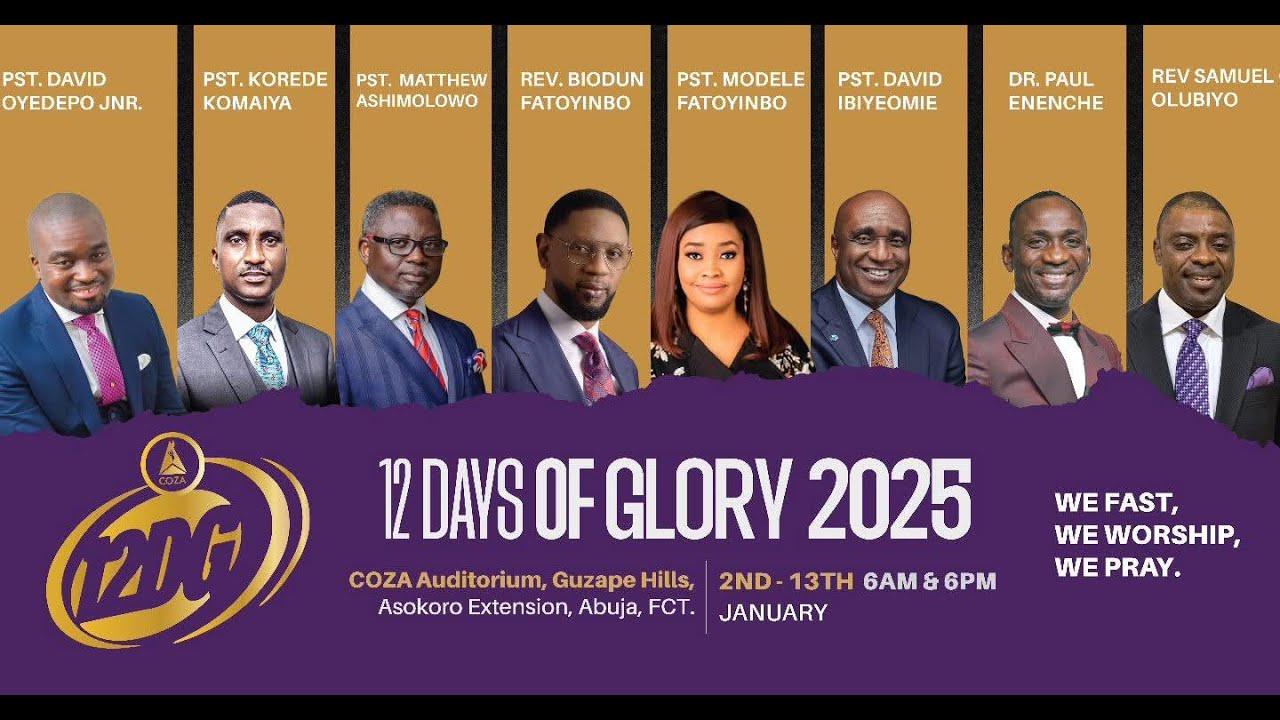 12DG 2025 DAY 3, EVENING SESSION WITH DR PAUL ENENCHE | SATURDAY, 4TH ...