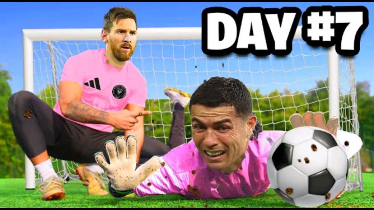 Ronaldo's Goalkeeping Challenge: Part 51 - YouTube
