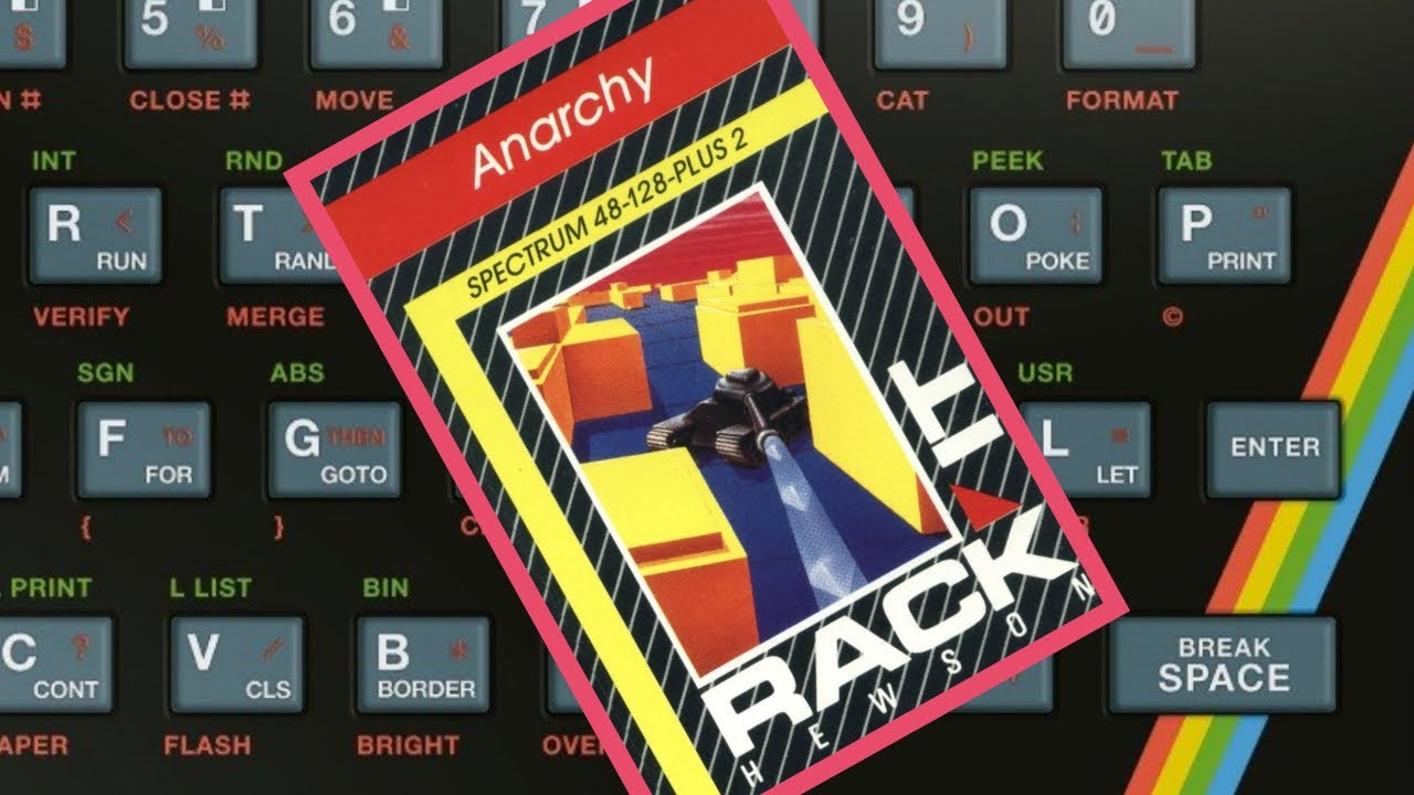 ANARCHY - ZX Spectrum - Hewson - Si se Rebelan las Máquinas... Tanque ...