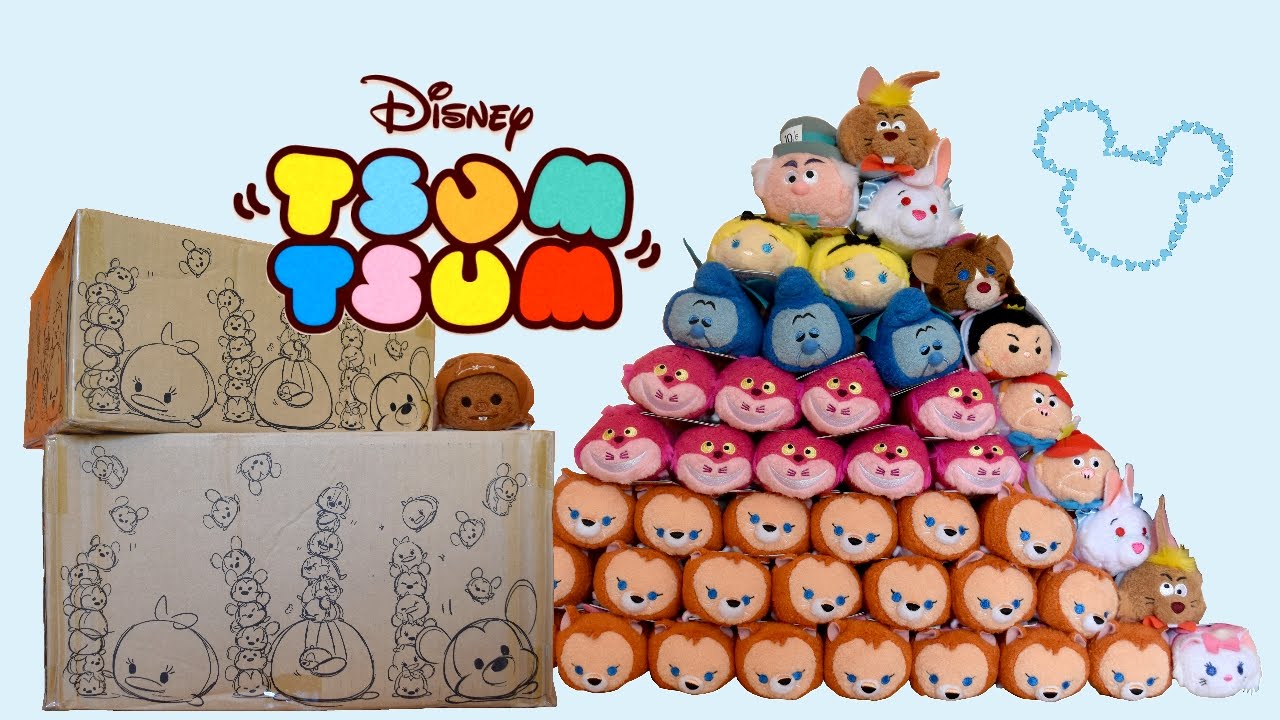 OUVERTURE - 2 Gros Colis Disney Tsum Tsum Japonais - YouTube