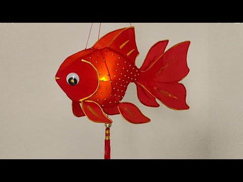 Traditional Chinese Fish Lantern DIY Project - YouTube