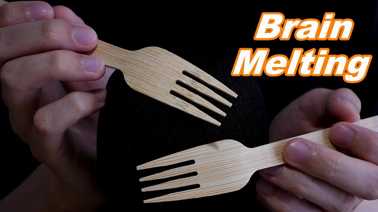 ASMR Scratch with Fork 99% Making Sleep Fast (No Talking) - YouTube