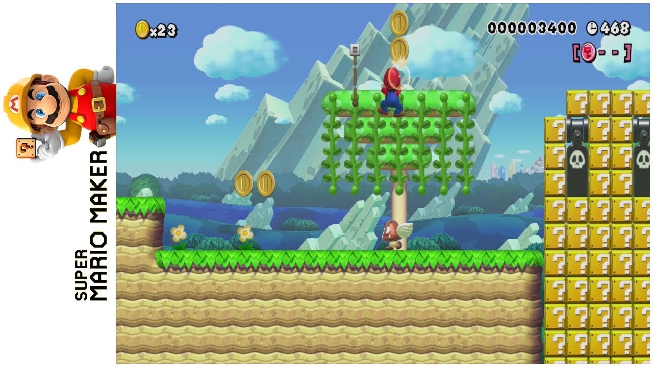 NSMB3 5-2: Pokey Palm Cove • Super Mario Maker - YouTube