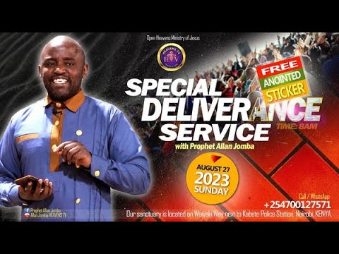 WELCOME TO THE SUNDAY PROPHETIC, HEALING AND DELIVERANCE SERVICE WITH ...