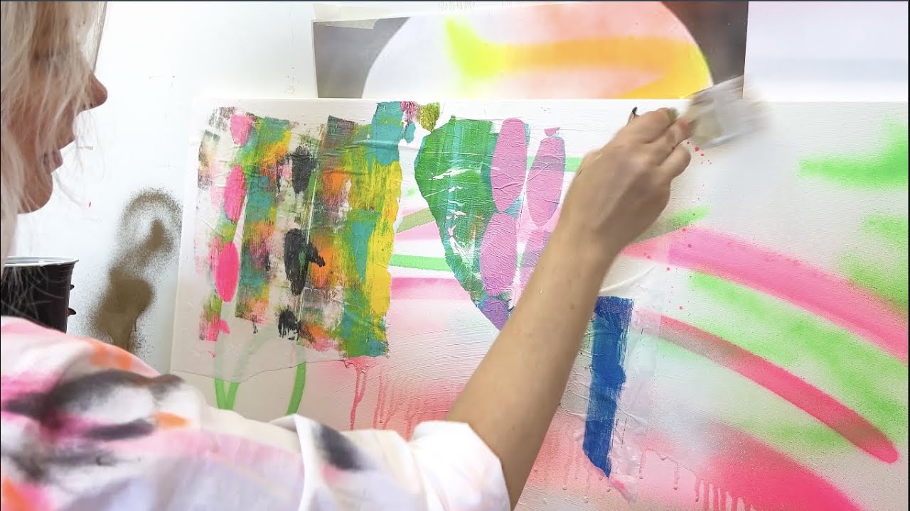 How To Make Abstract Art | Secrets REVEALED by fine artist Holly ...