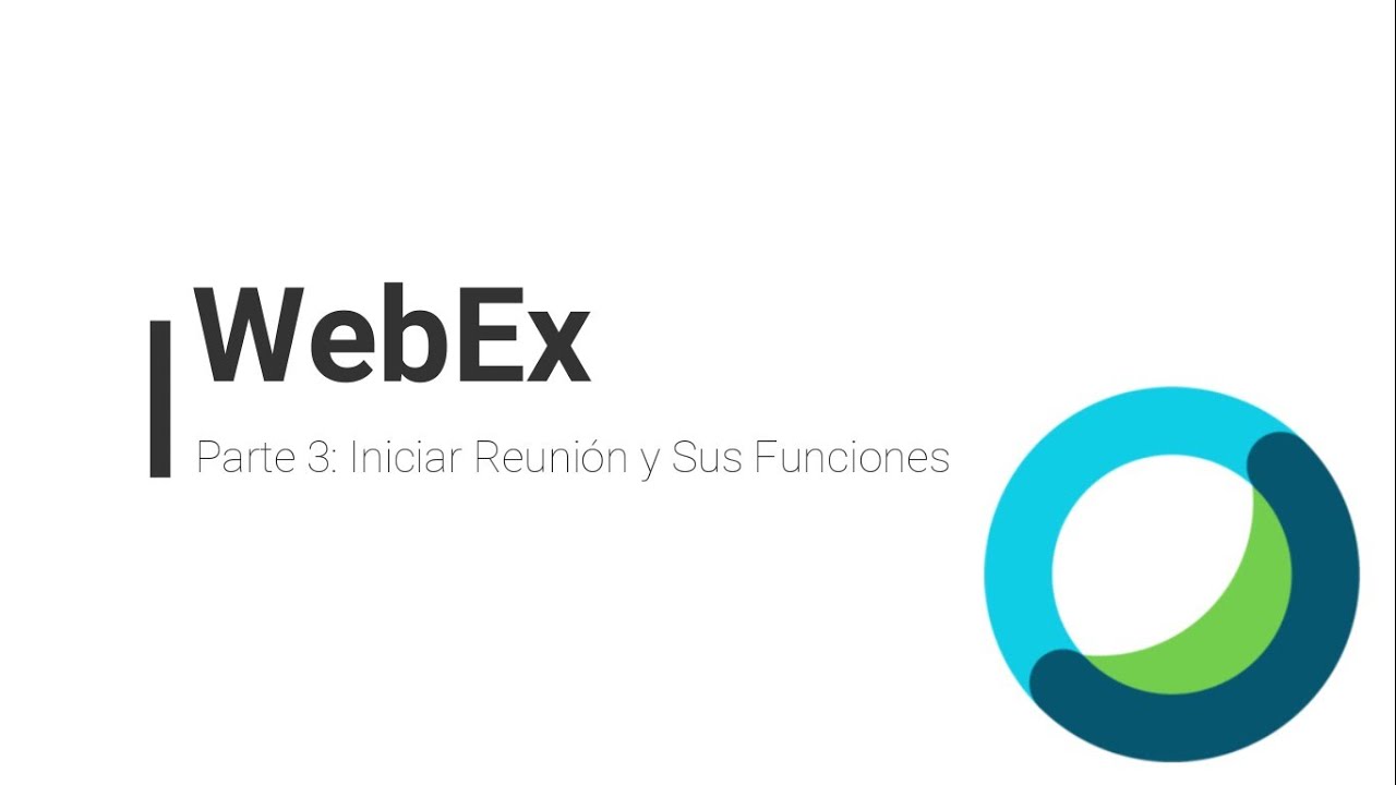 Cómo utilizar las funciones de las reuniones en Webex - YouTube