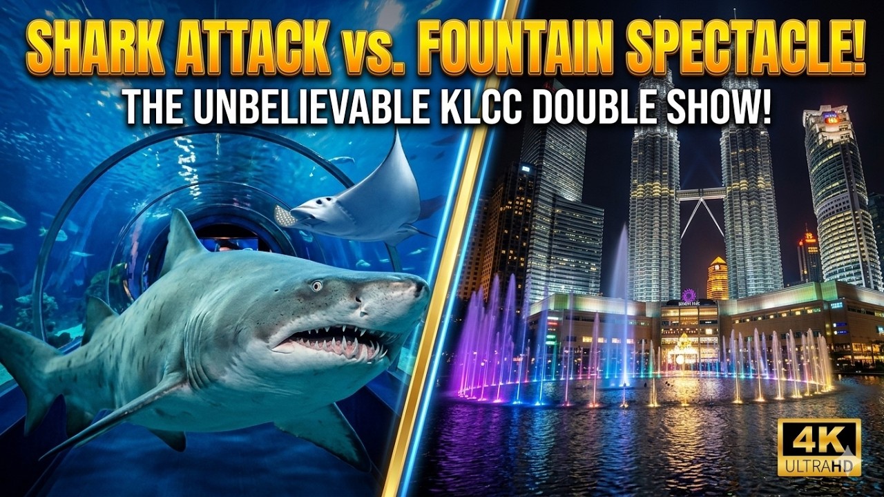 A Day at KLCC: Exploring Aquaria KLCC & Stunning Water Fountain Display ...