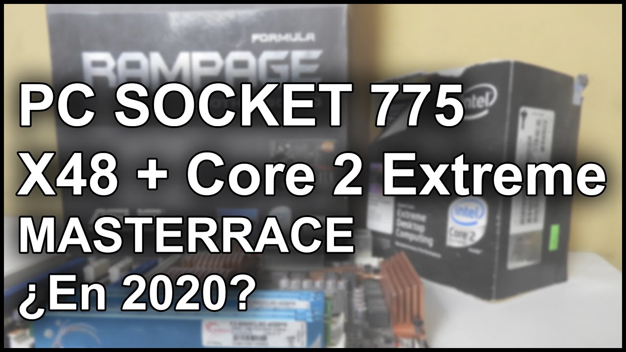 ENSAMBLÉ MI PC SOCKET 775 MÁS BESTIA (denuevo) en pleno 2020 y esto fue ...