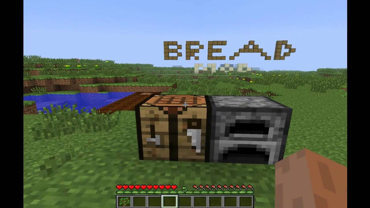 [MInecraft Mod] 1.3.2 Bread Mod - YouTube