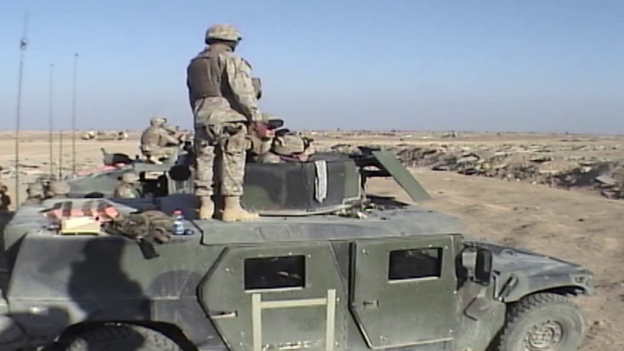 3/8 Marines, Combat Train Camp Fallujah Gun Range 2005 - YouTube