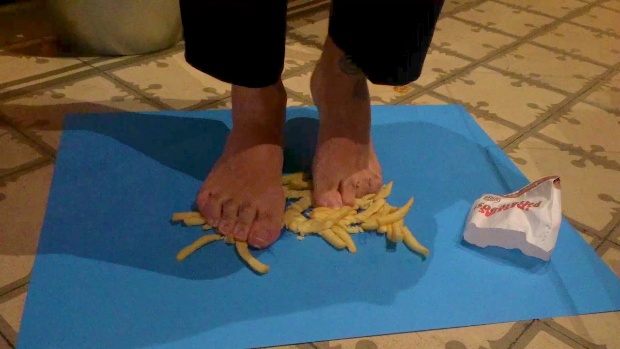 Bare feet on fries - YouTube