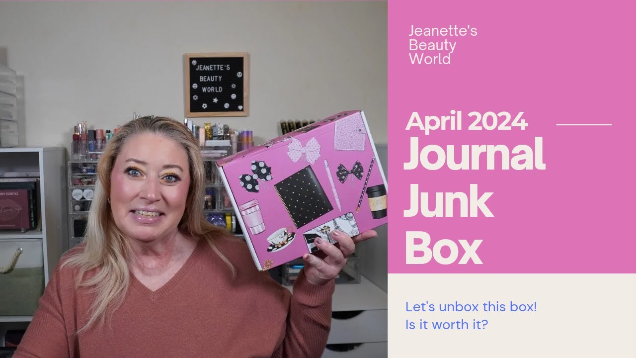 JOURNAL JUNK BOX for APRIL 2024 @journaljunkbox #journaljunkbox # ...
