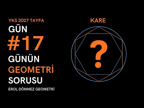 Günün Geometri Sorusu-17 (Paraf Yayınları) | YKS2027 