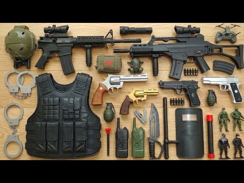 Unboxing mysterious toy box,toy gun collection, AK47 assault rifle,Desert Eagle pistol,grenade