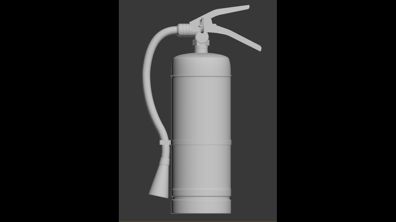 Modeling fire extinguisher 3ds max tutorial part 1 - YouTube