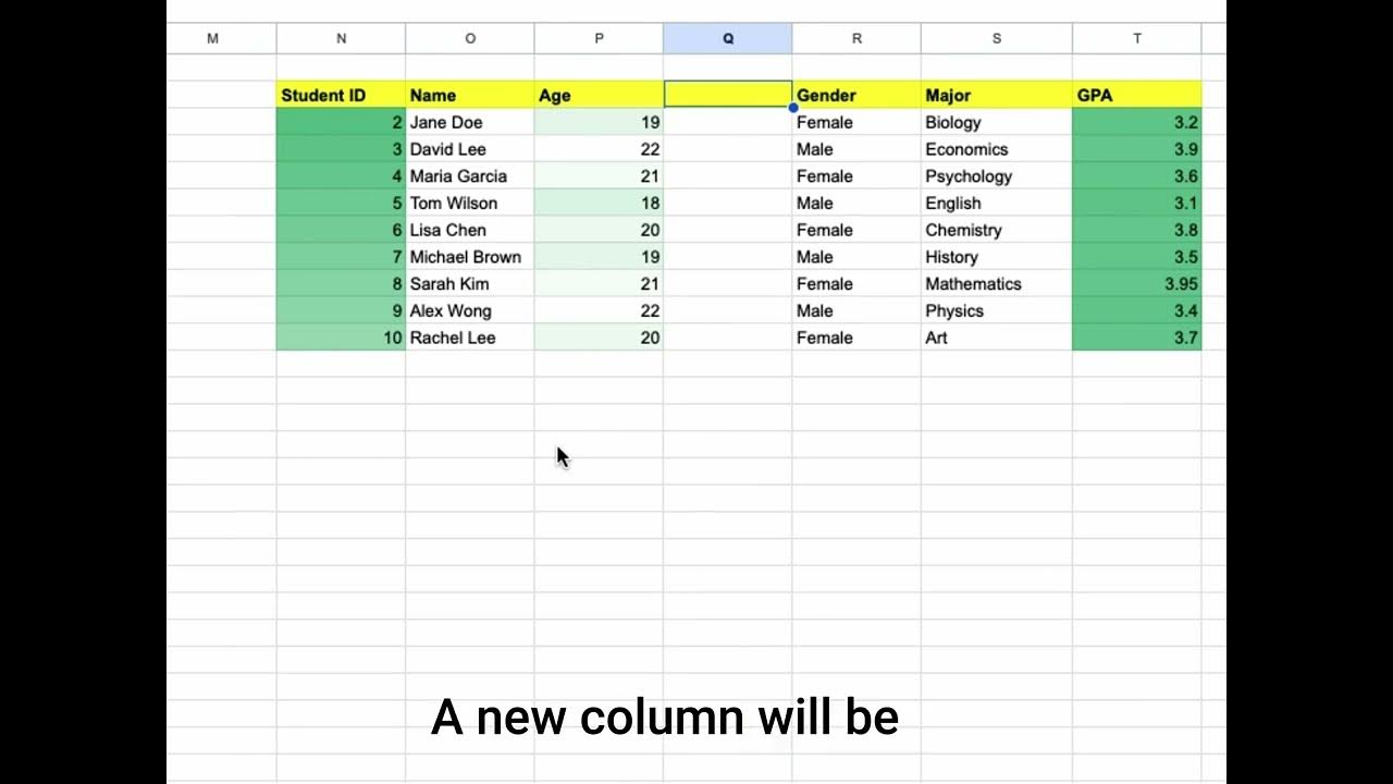 Google Sheets | Basics | Inserting and deleting rows and columns - YouTube