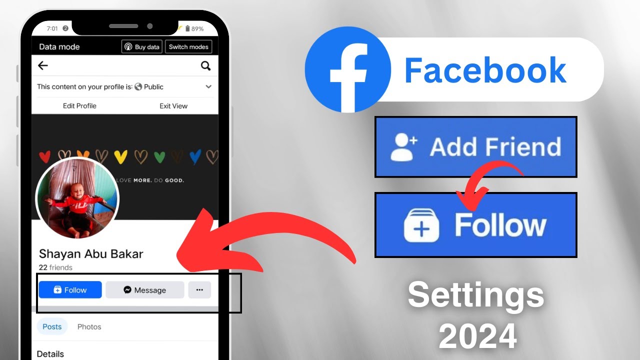 How to Add Friends to Follow on Facebook | Change Add Friend To Follow ...