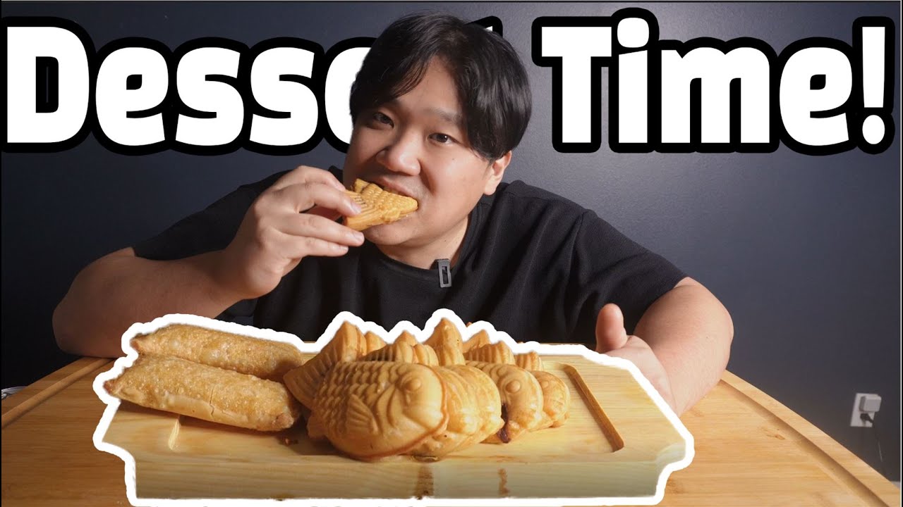 Dessert Time!! Eating Jollibee's Peach Mango & Banana Langka Pie, Korean Dessert Bung-Eo-Ppang ...