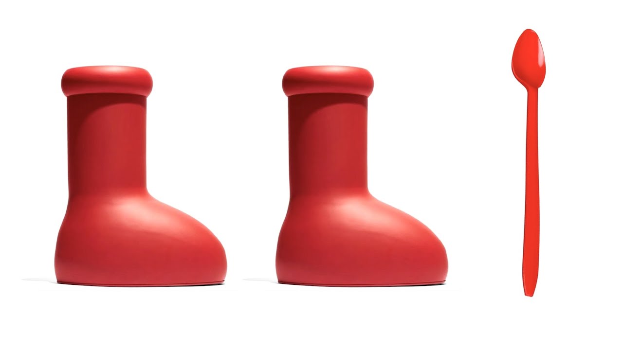 Thieves Take Off With Giant Red Spoon to Match Big Red Boots?! - YouTube